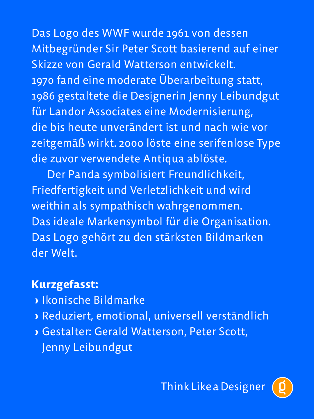 Iconic Logo: WWF – Grafik und Gestaltung